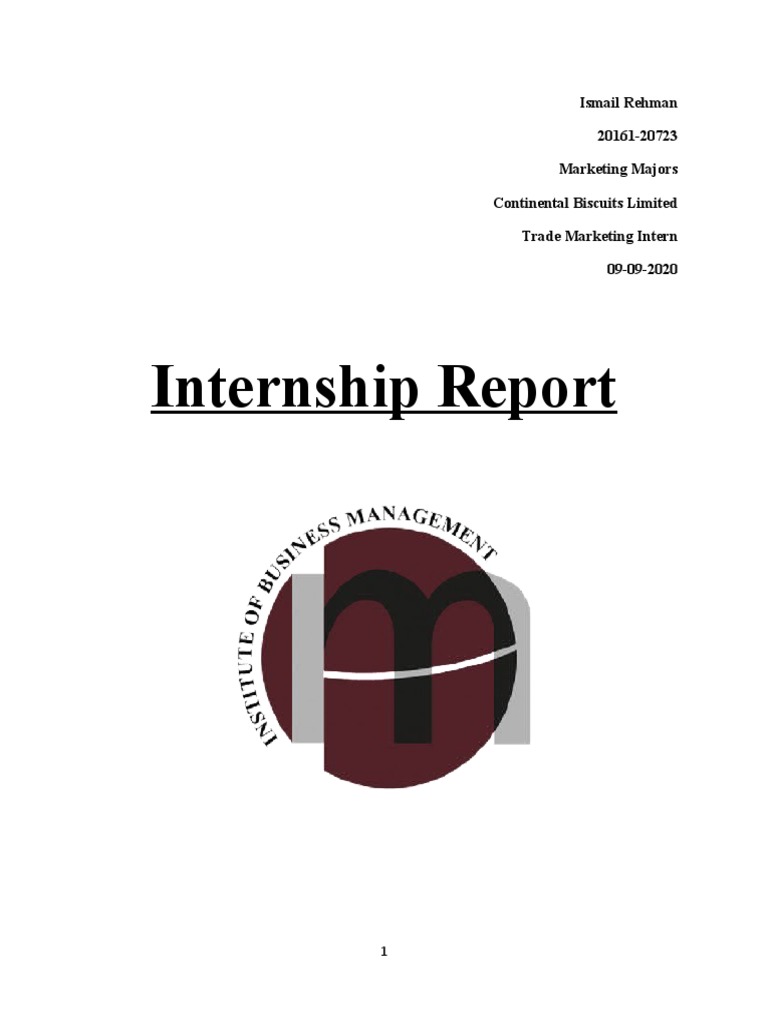 IoBM Final Internship Report | PDF | Marketing | Board Of Directors