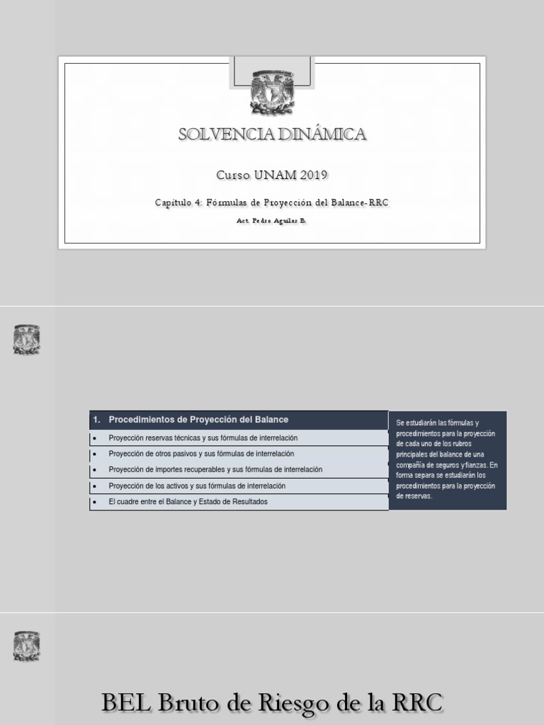 Proyección de Balance en Seguros | PDF | Reaseguro