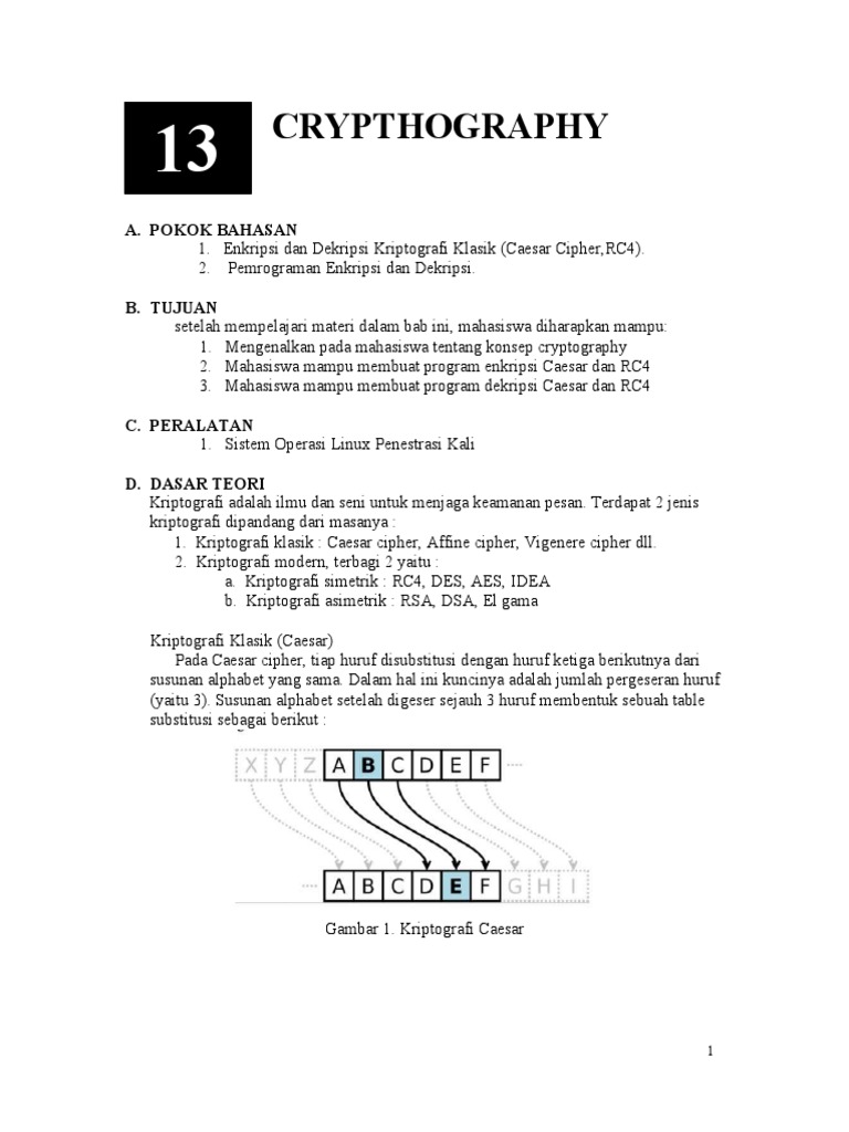 Modul Praktikum Keamanan Kripto | PDF