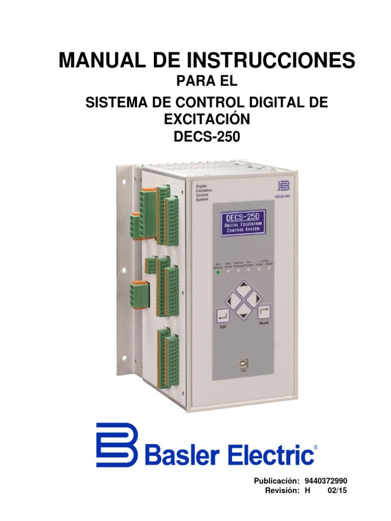 DECS-250 Manual Del Usuario | PDF | Electricidad | Informática