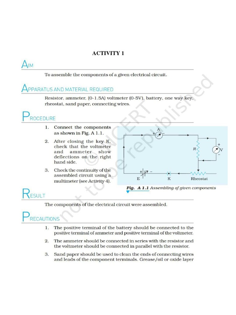Physics Activity 1 To 6 | PDF | Diode | Capacitor