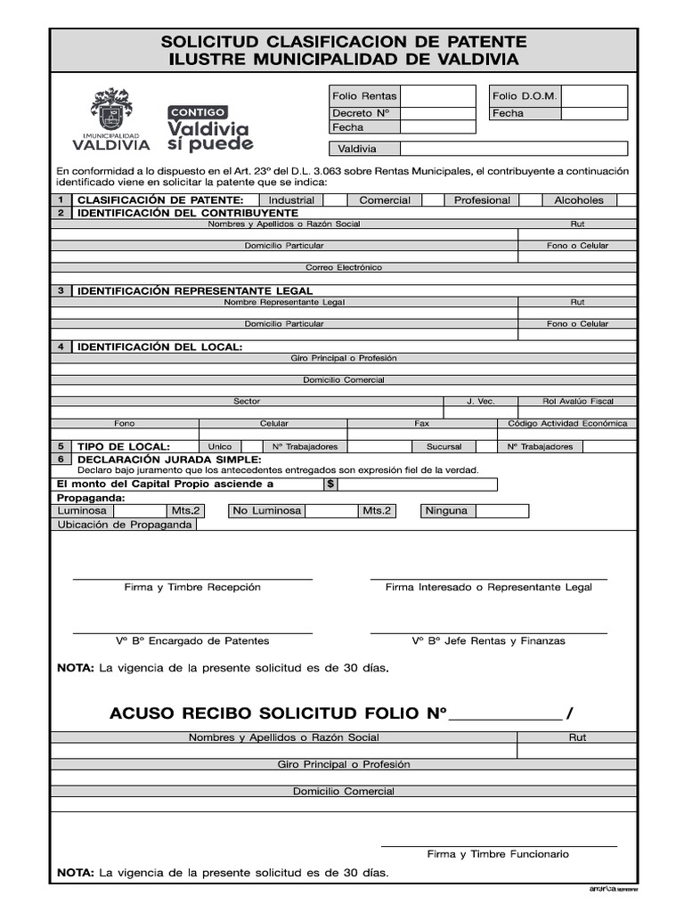 21 Patente Municipal | PDF
