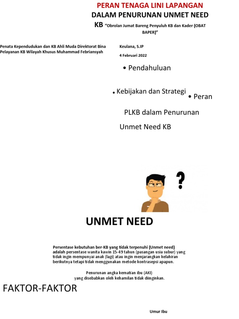 Salinan 53 - Perang Tenaga Linlap Dan Penurunan Unmet Need KB | PDF