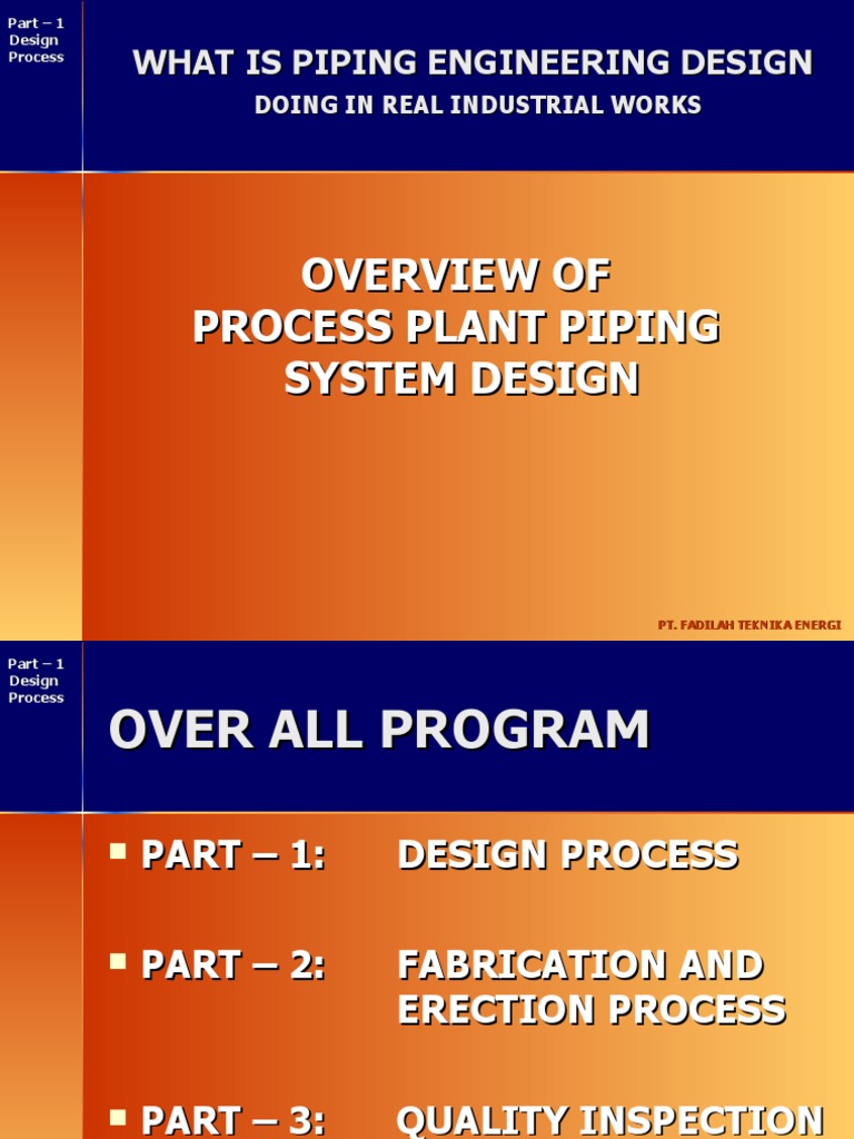 Piping Process Flow Diagram | PDF