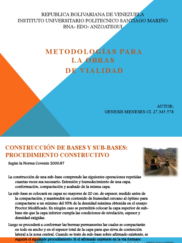 Bases y Subbases | PDF | Ingeniería de Edificación | Materiales