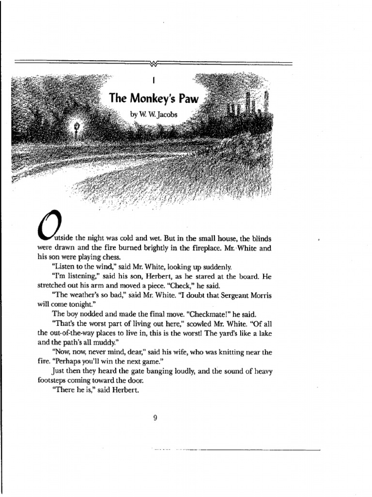 English The Monkeys Paw Questions | PDF