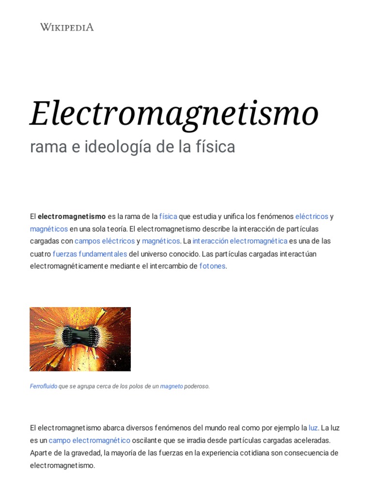 Introducción al Electromagnetismo | PDF | Electromagnetismo | Física