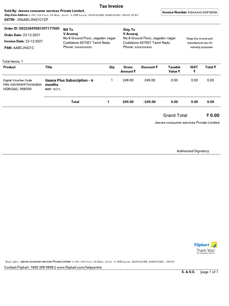 Samsung invoiceOD223699581397177000 | PDF