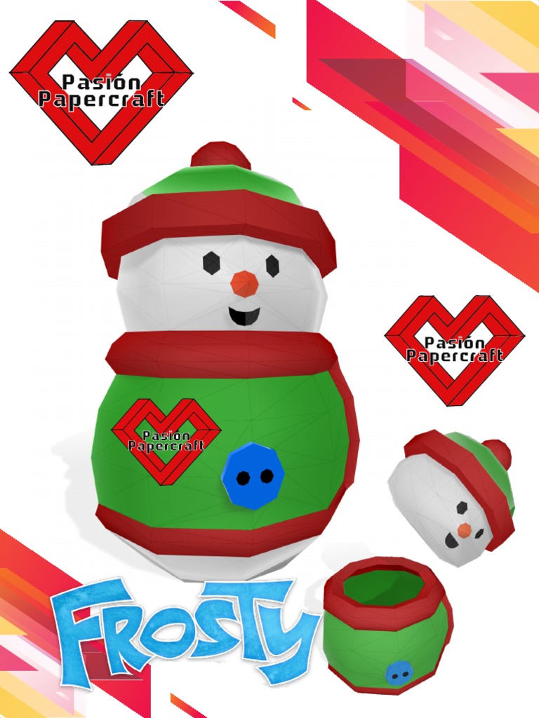 Frosty Pasion Papercraft | PDF