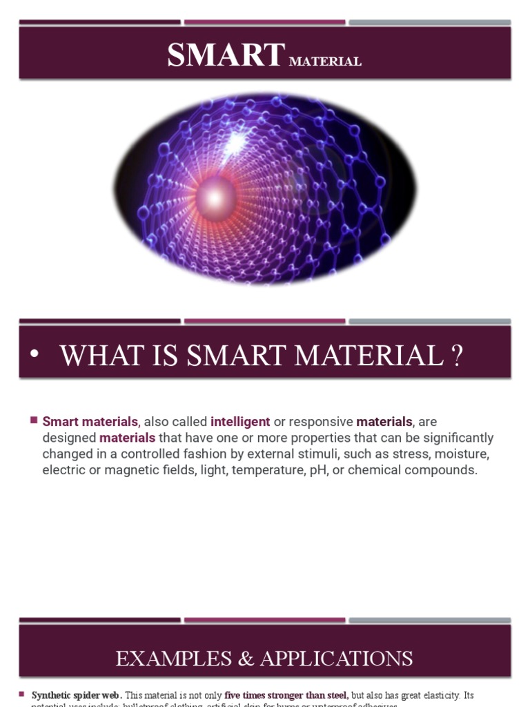 Smart Material | PDF | Concrete | Composite Material