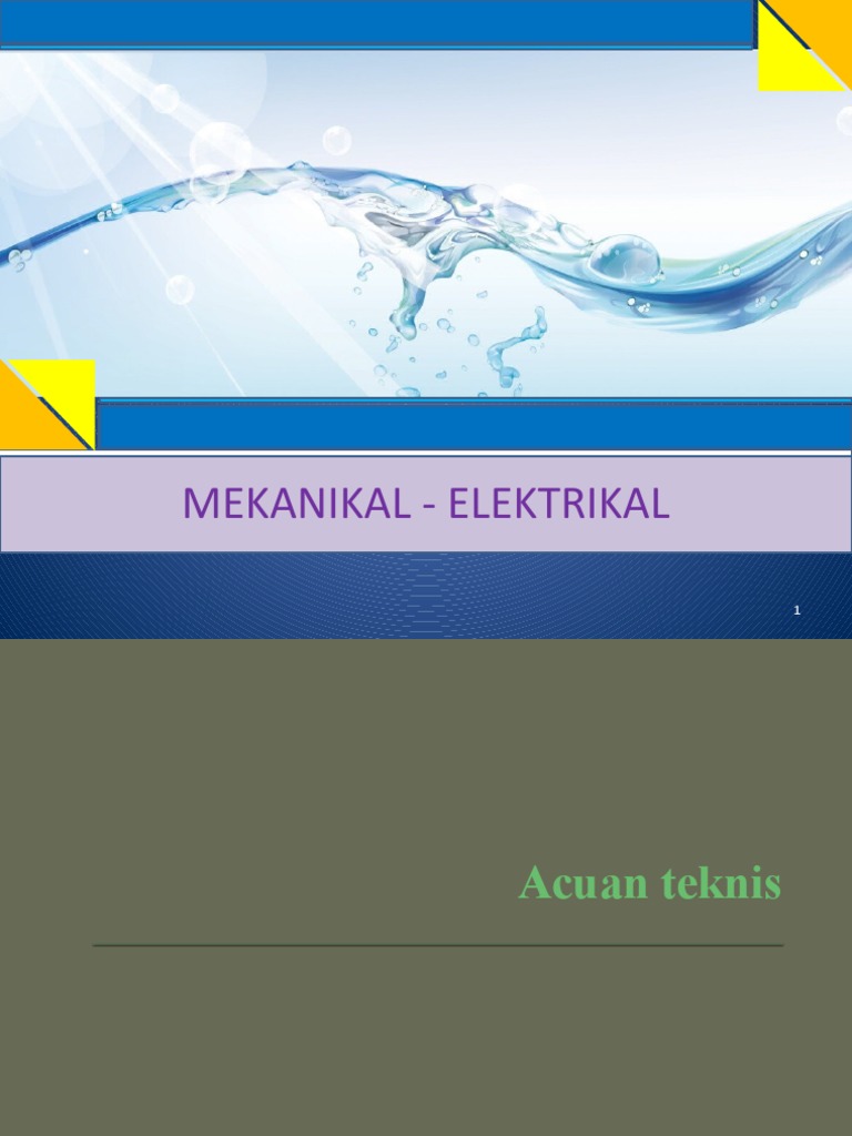 M11 - M12. Mekanikal - Elektrikal | PDF