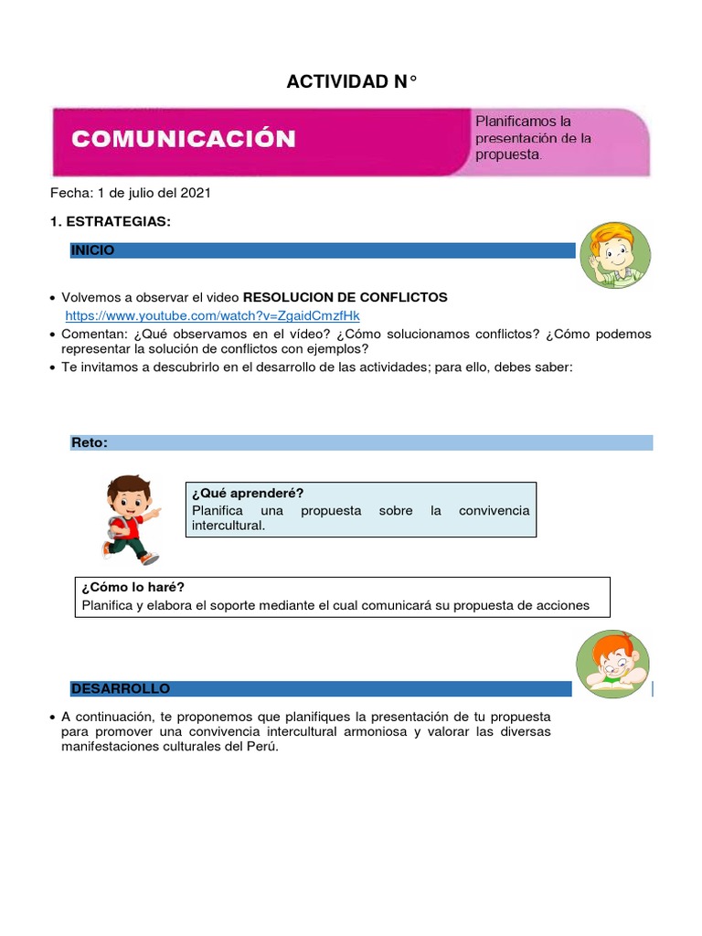 6° Grado - Actividad Del Dia 02 de Julio | PDF | Interculturalidad ...