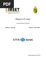 Rapport de Stage STB | PDF | Banques | Tunisie