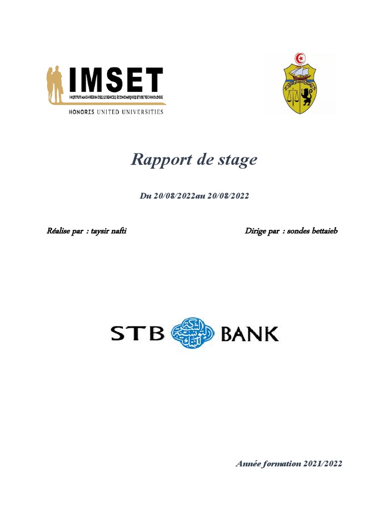 Rapport de Stage F Taysir | PDF | Banques | MasterCard