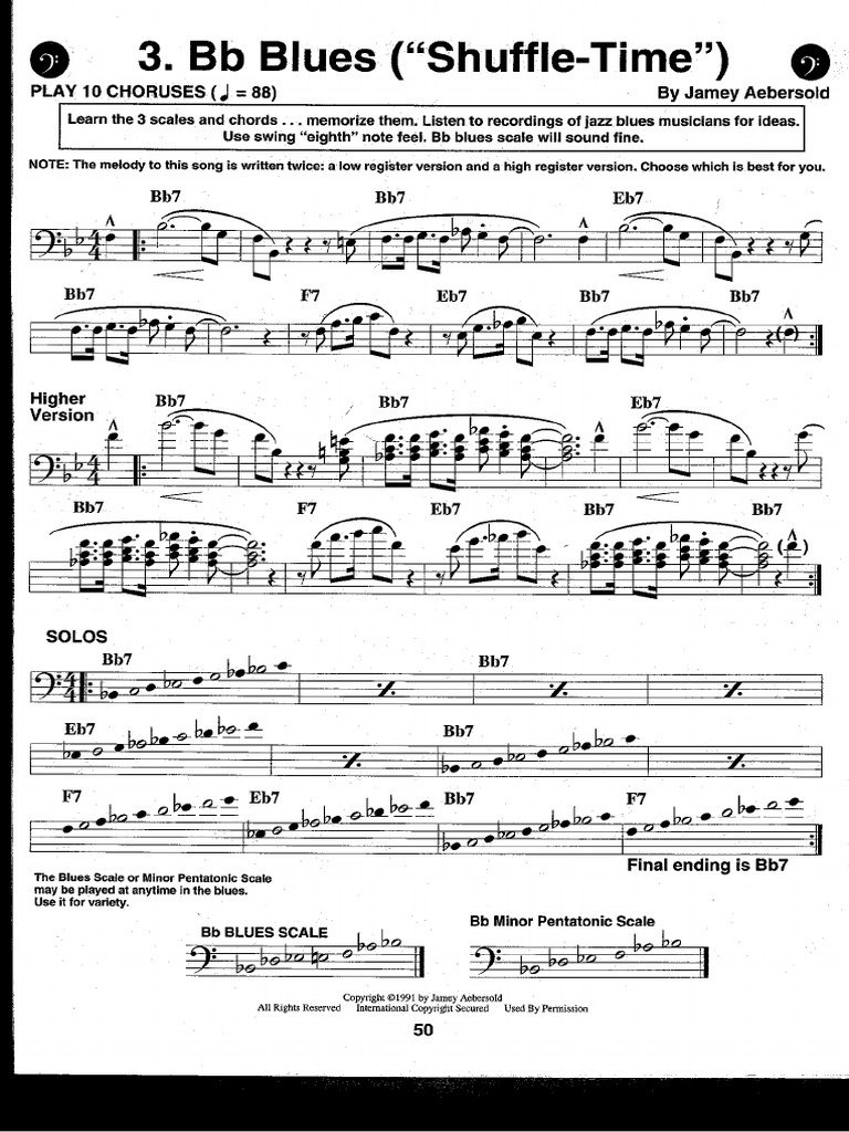 BB Blues Shuffle Time | PDF