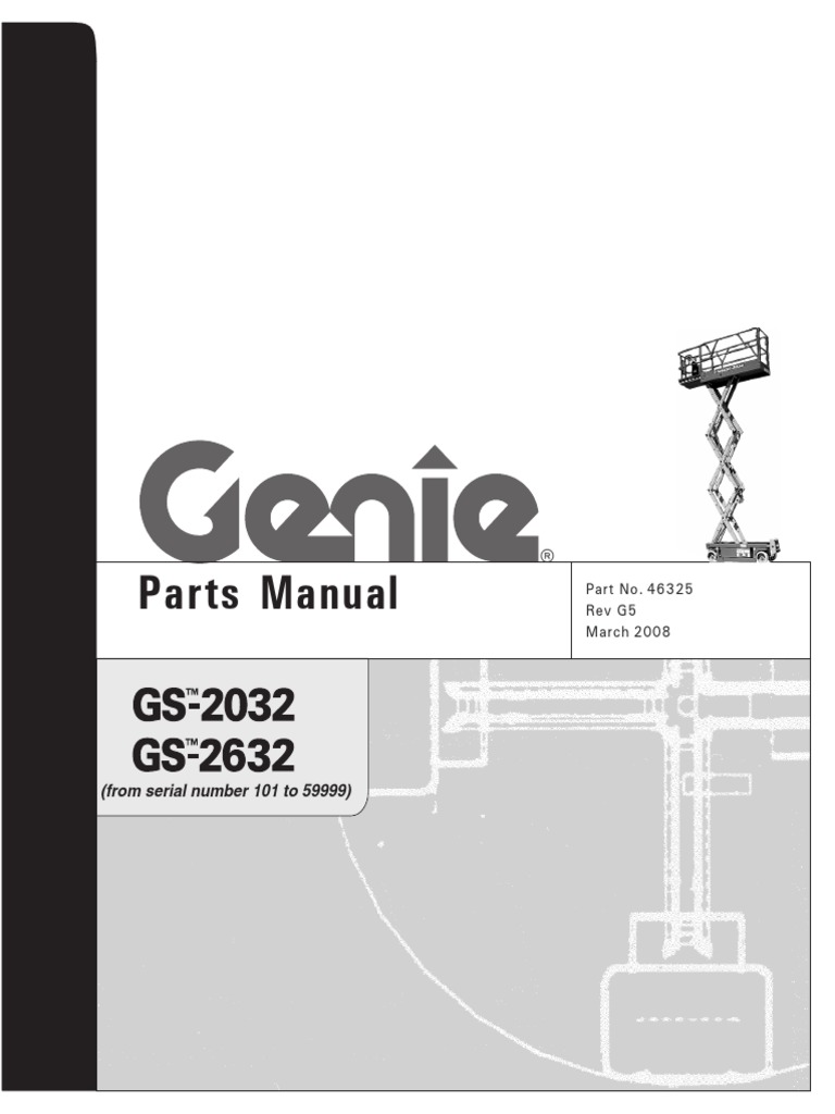 MANUAL DESPIECE GS 2032-2632 (Desde SN 101 Hasta 59999) PN 46325 | PDF ...