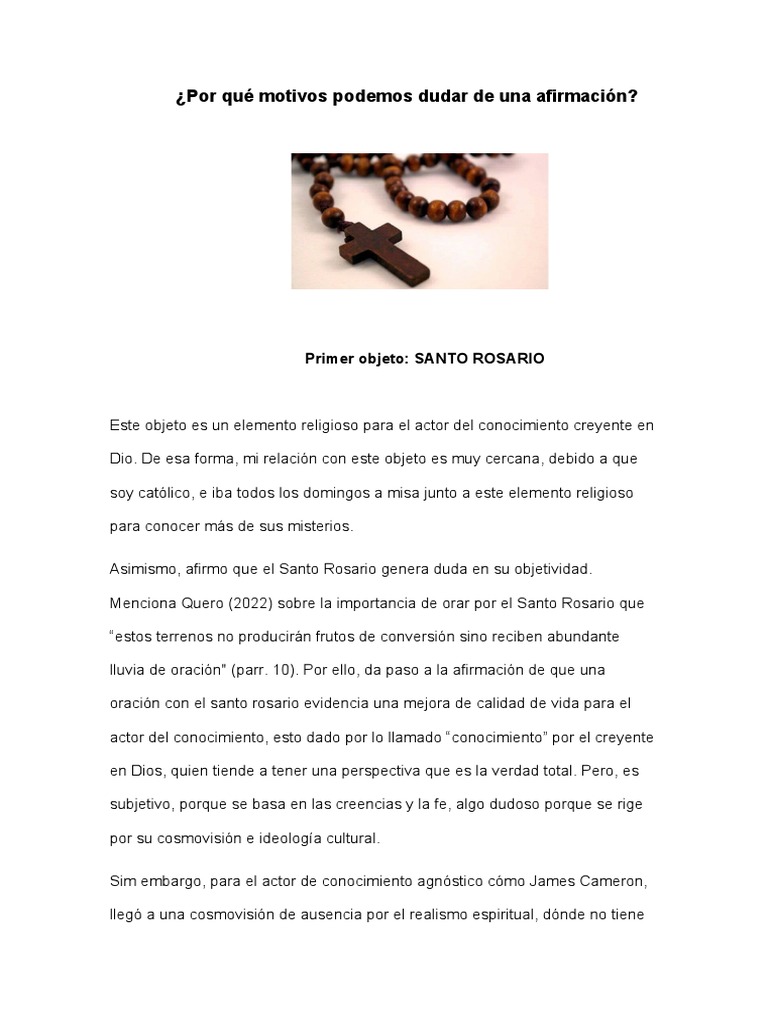 Exposición TDC | PDF | Verdad | Conocimiento