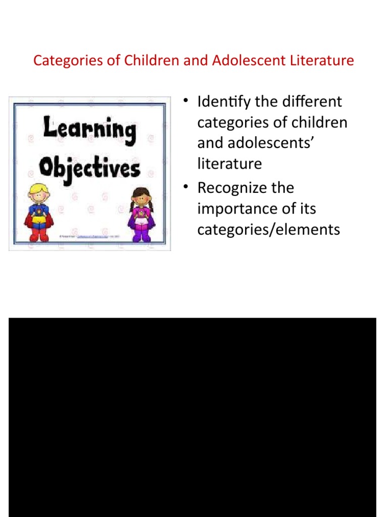 Categories of Children's Literature | PDF