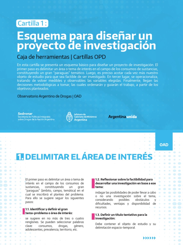 Cartilla Oad 1DISEÑO DE PROYECTO | PDF