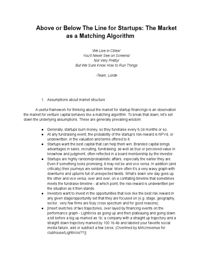 Above or Below The Line | PDF