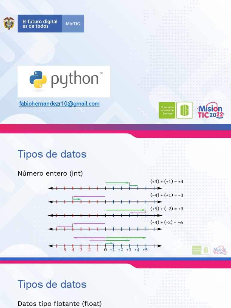 Repaso Python | PDF | Tipo de datos | Cadena (informática)