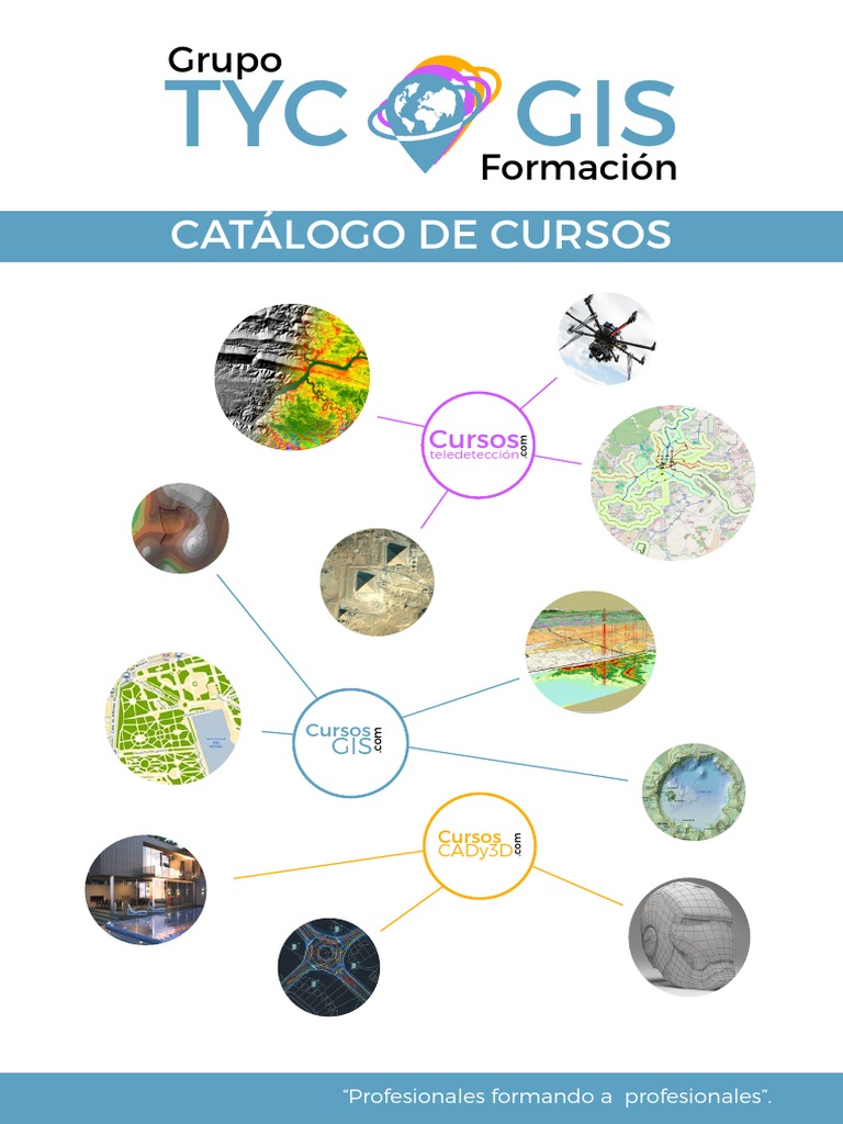 Catálogo Cursos Tyc Gis Formación Web Pdf Sistema De Información Geográfica Arc Gis