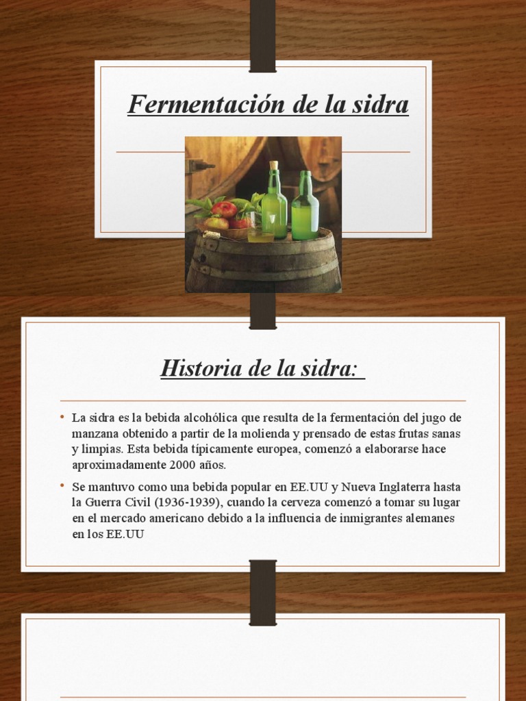 Fermentación de La Sidra Final | PDF | Sidra | Fermentación