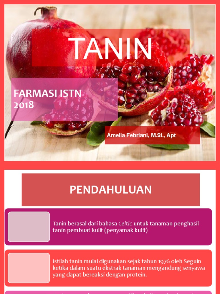 Tanin 2018 | PDF