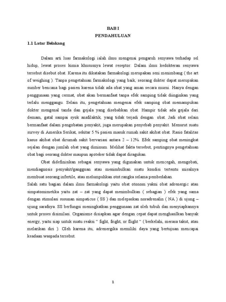 Simpatomimetik Isi | PDF