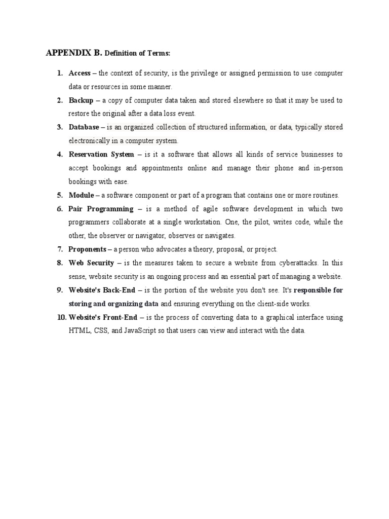 Key Terms in Web Development and Security | PDF
