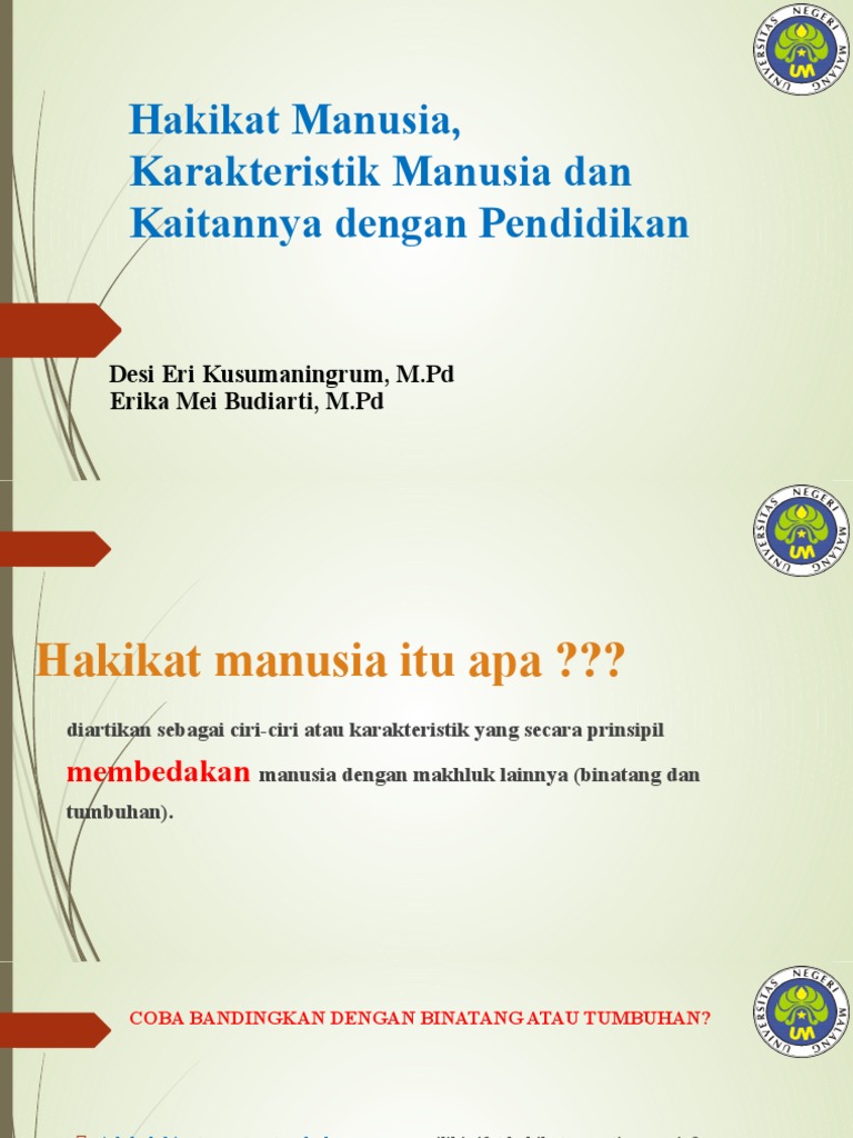Hakikat Manusia | PDF | Sains & Matematika