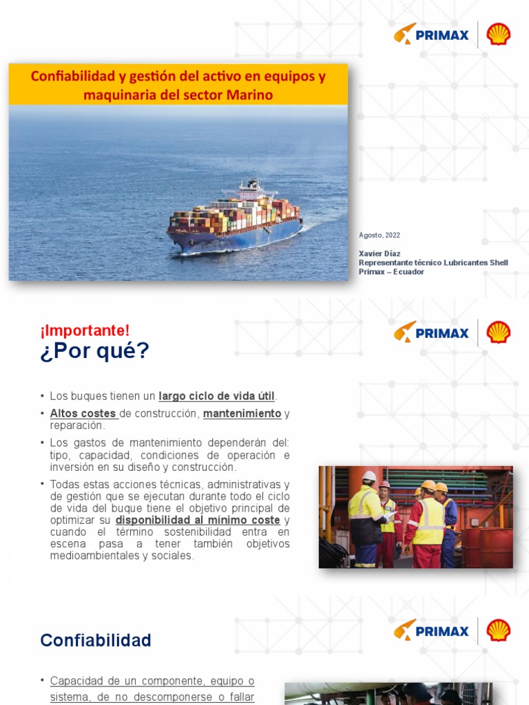 Presentación Xavier Diaz Shell Technology Forum Marine 2022 | PDF ...