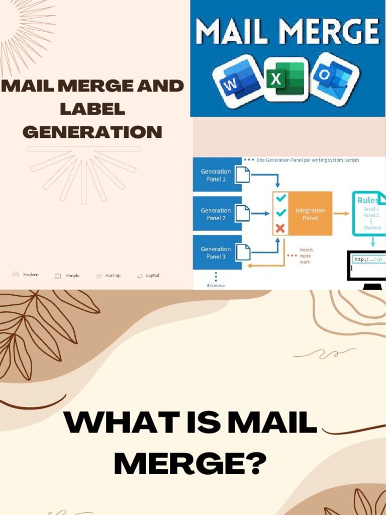 Mail Merge and Label Generation | PDF | Hyperlink | Computer Engineering