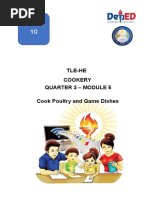 Quarter 4 - Module 2 Prepare Poultry and Game Dishes: Cookery NC Ii ...