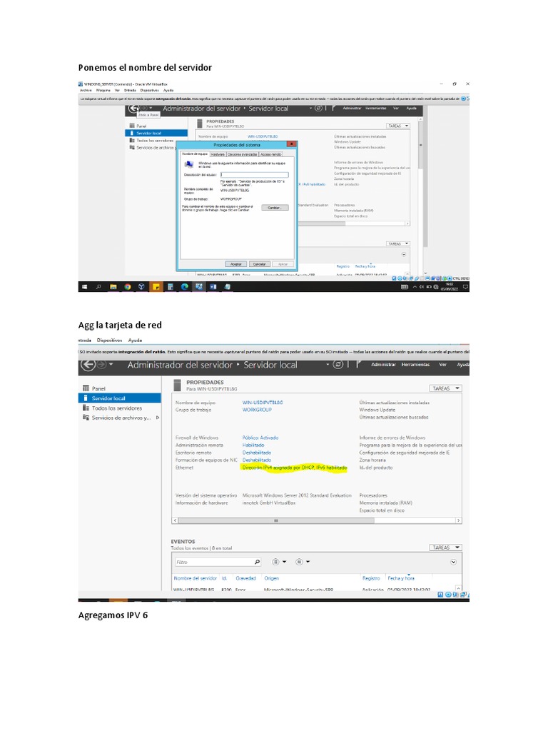 Manual de Instalacion de Windows Server | PDF | Informática