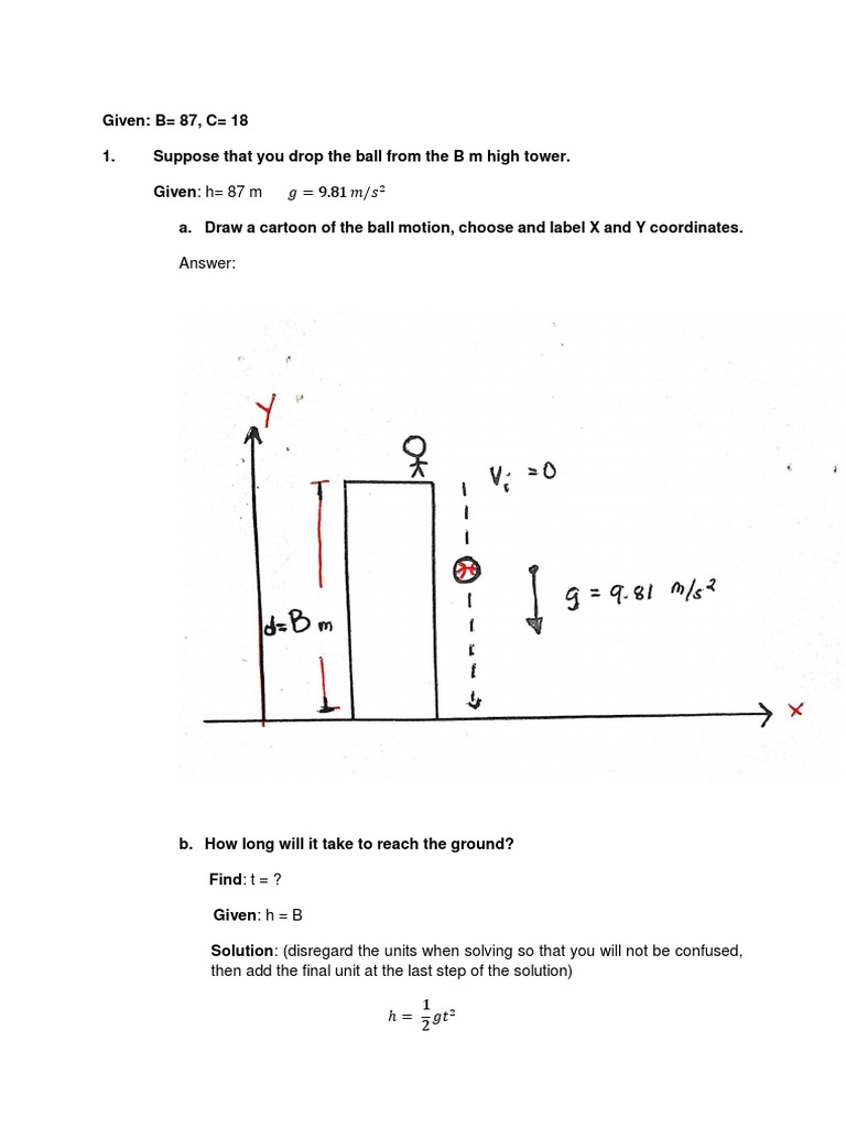 Physics Problems (Ball and Basketball) | PDF | Theory Of Relativity ...