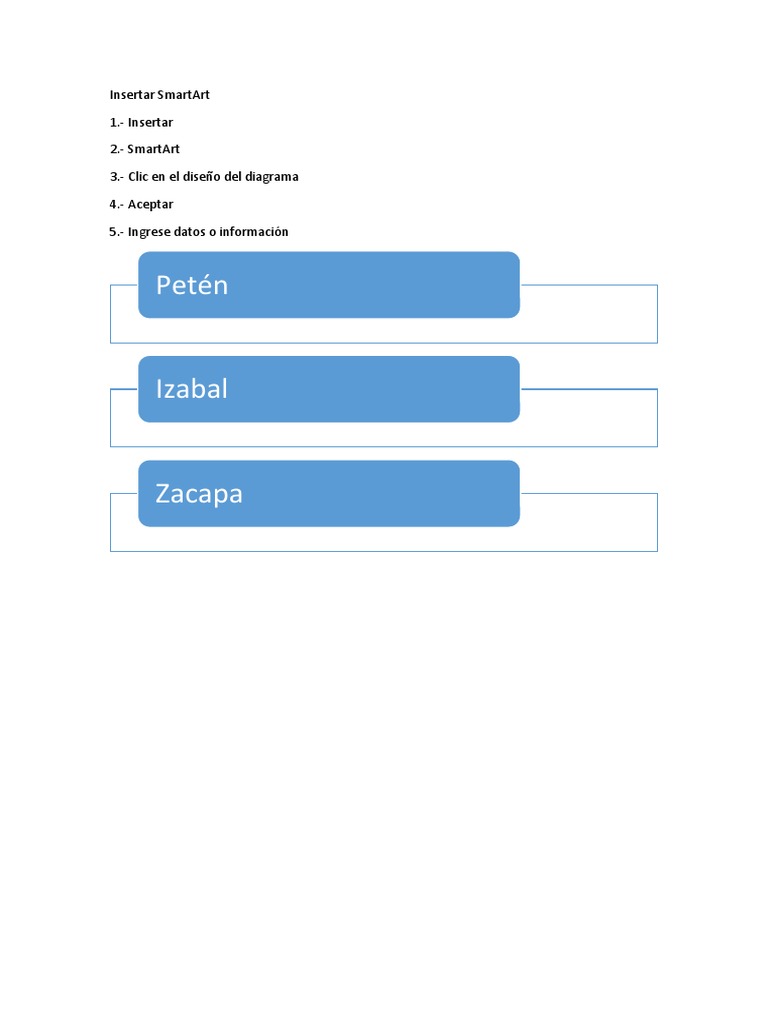 Insertar SmartArt | PDF