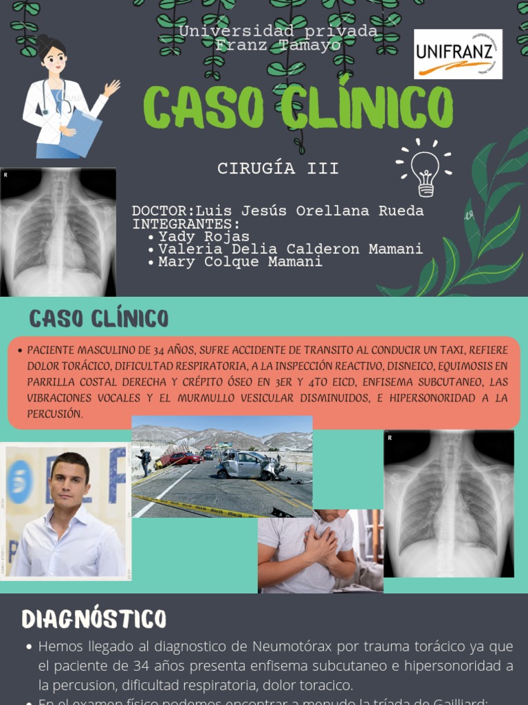 Caso Clinico-Cirugia | PDF | Enfermedades y trastornos | Enfermedades y trastornos humanos