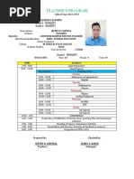 NLC Class Program | PDF