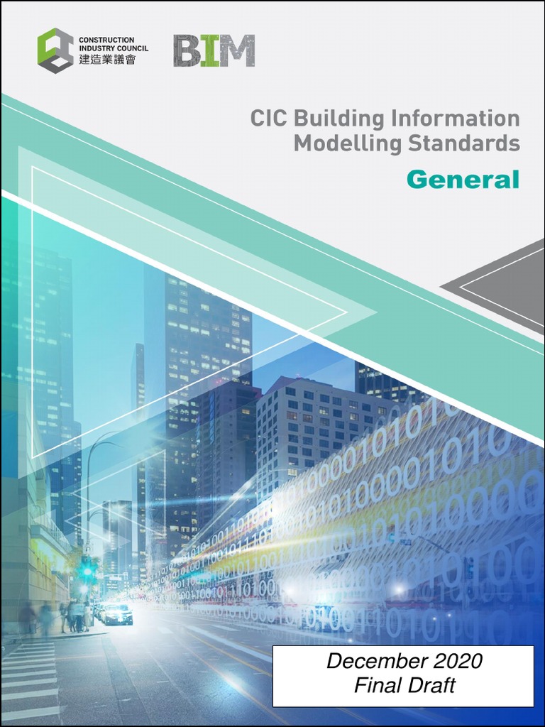CIC BIM Standards GENERAL 2020 | PDF | Building Information Modeling ...