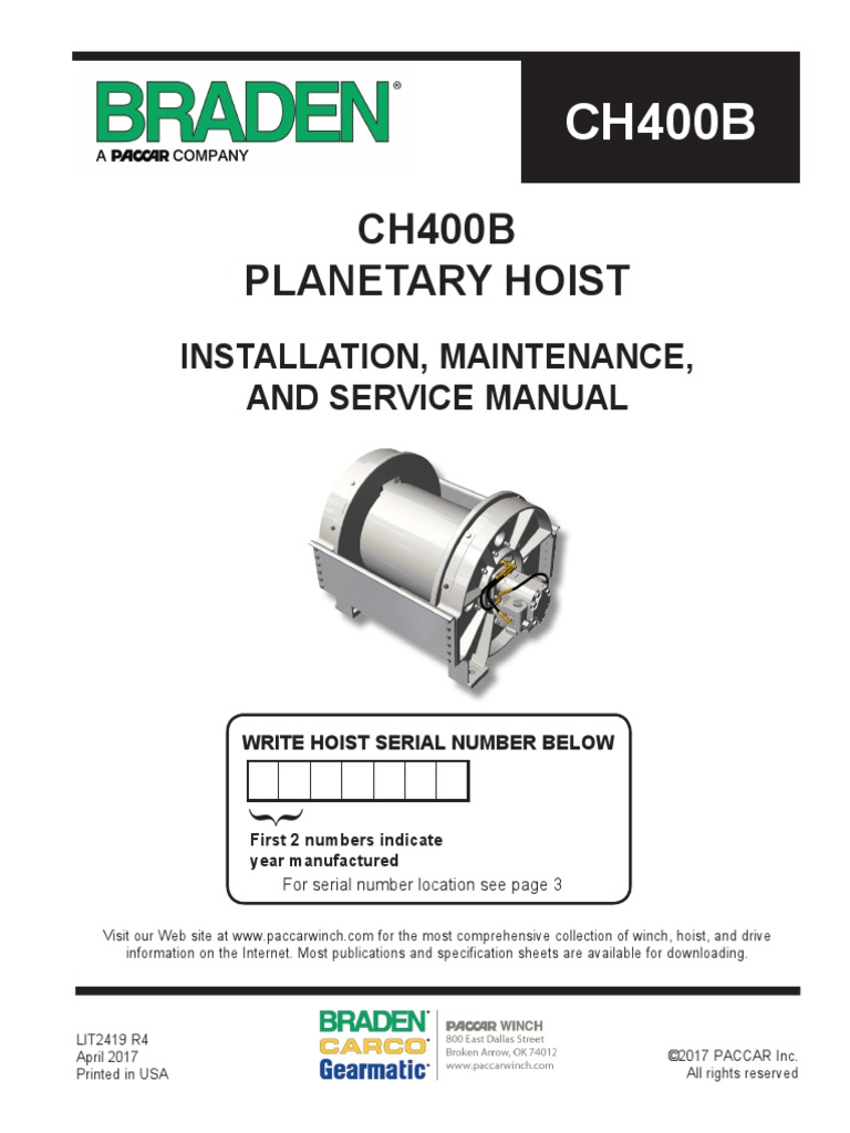 CH 400 B - New | PDF | Brake | Clutch