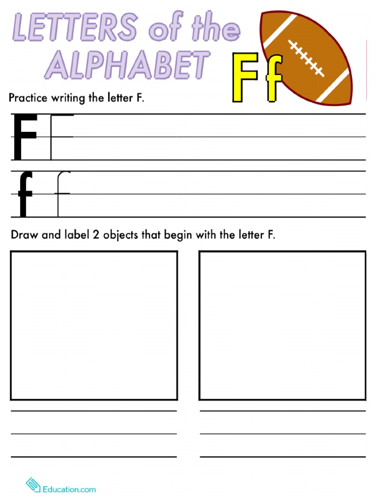 Letter E and F | PDF