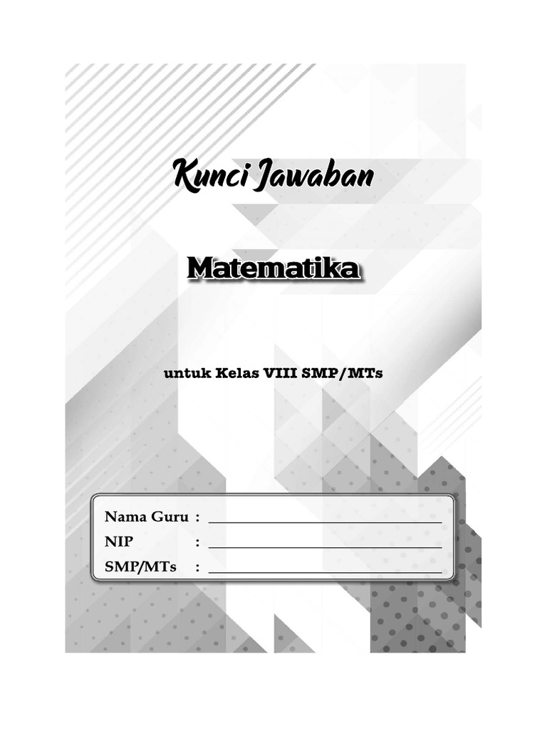 K - Matematika 8 SMP SMT 1 22-23 | PDF