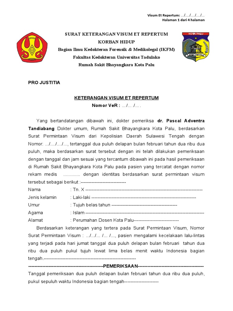 Contoh VeR KLL | PDF