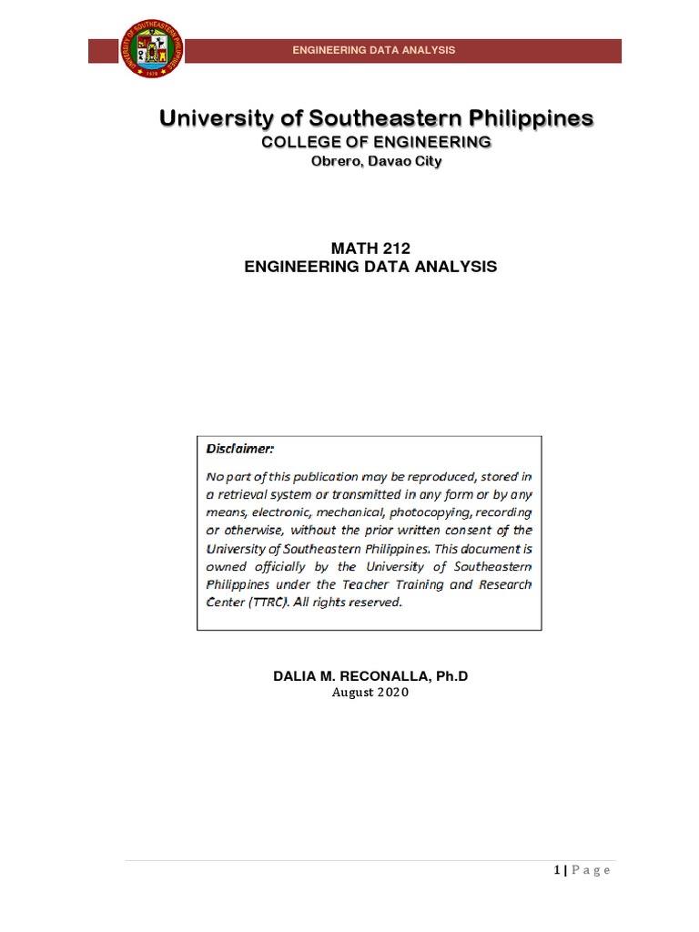 Module 2 - Lesson 4 | PDF | Probability Distribution | Statistical Theory