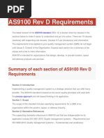 AS9100 QMS Standard Overview | PDF | Audit | Quality Management System