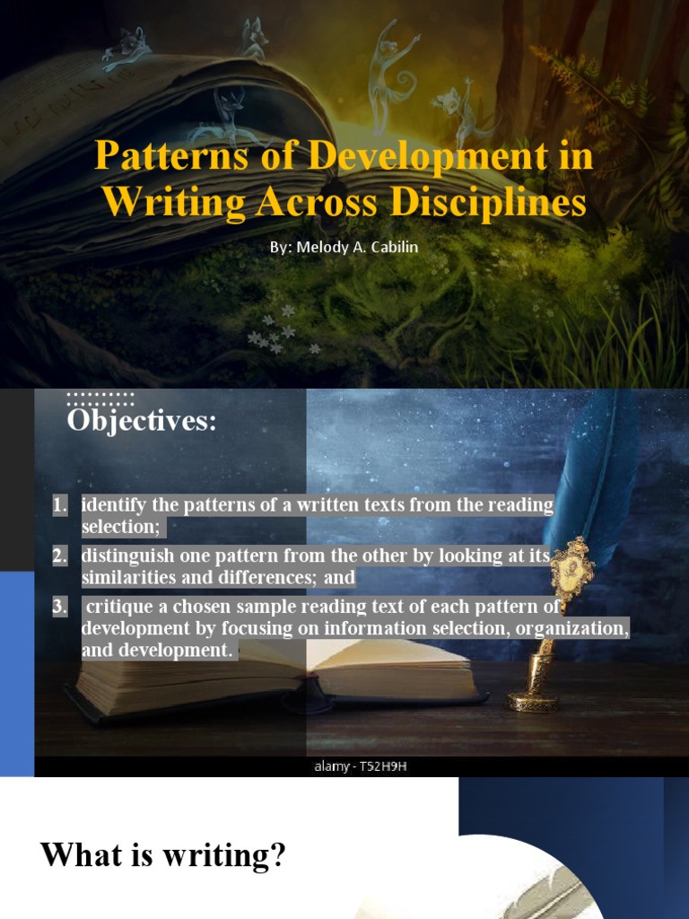 Patterns of Development in Writing Across Disciplines: By: Melody A. Cabilin | PDF | Paragraph ...