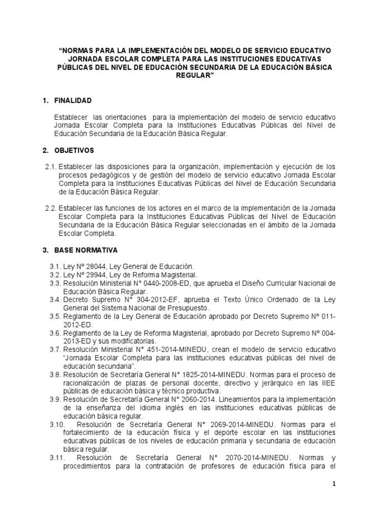 Norma Tecnica JEC 25 12 12 VF | PDF | Método de enseñanza | Plan de ...