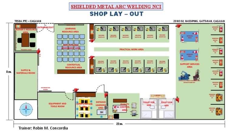 Shop Lay-Out | PDF | Construction | Welding