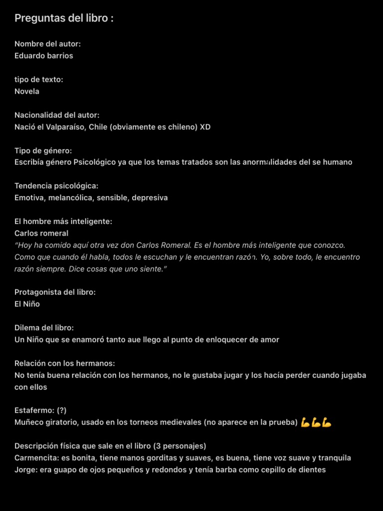 Preguntas Del Libro | PDF | Amor